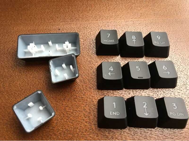 ZXH Isang Replacement Keycaps O Kumpletong 104 Keycaps Para Sa Logitech ...