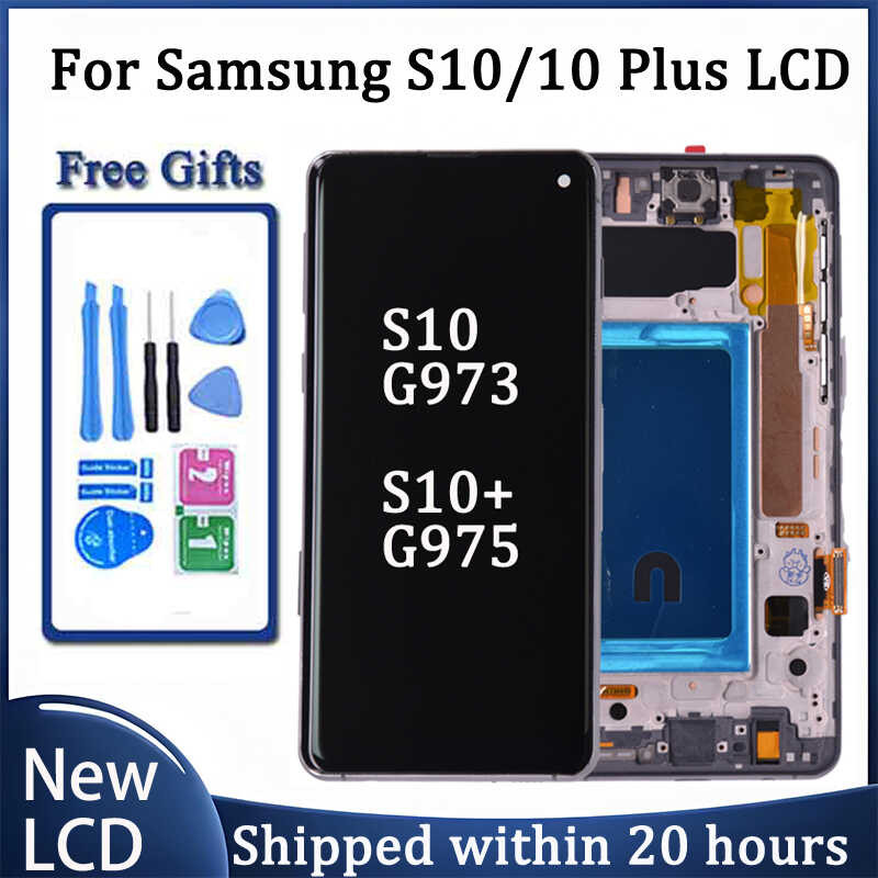 Screen para sa Samsung S10 Plus S10+ G975 G975F Lcd Display Digital ...