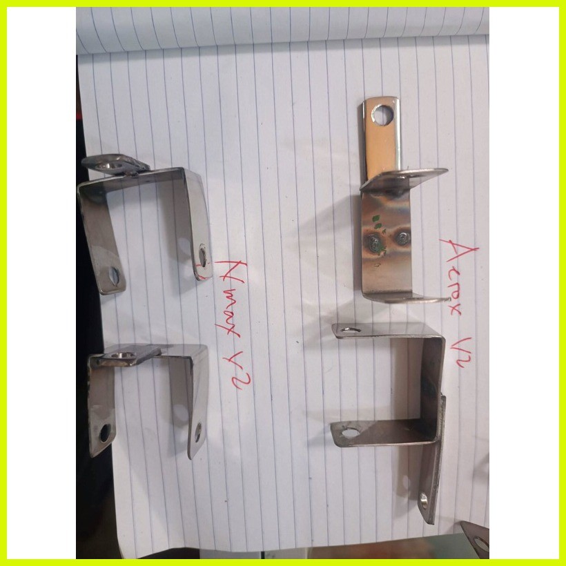 ☃ ♀ STAINLESS BRACKET FOR LED (Nmax v1/v2, click v2, aerox v1/v2 ...