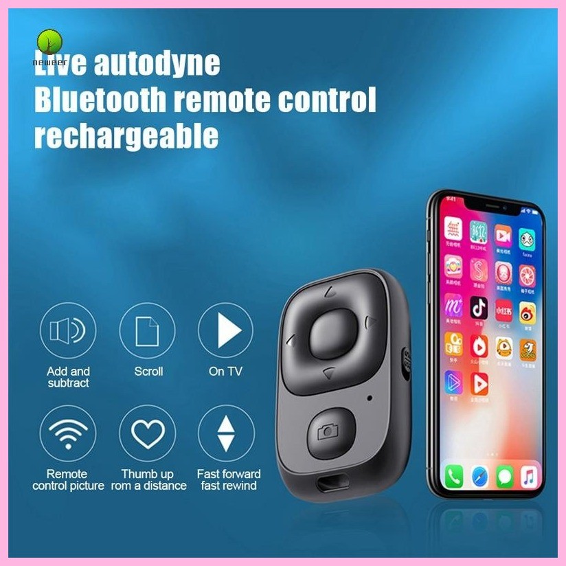 Rechargeable Wireless Bluetooth Controller Self- Remote Control Camera ...