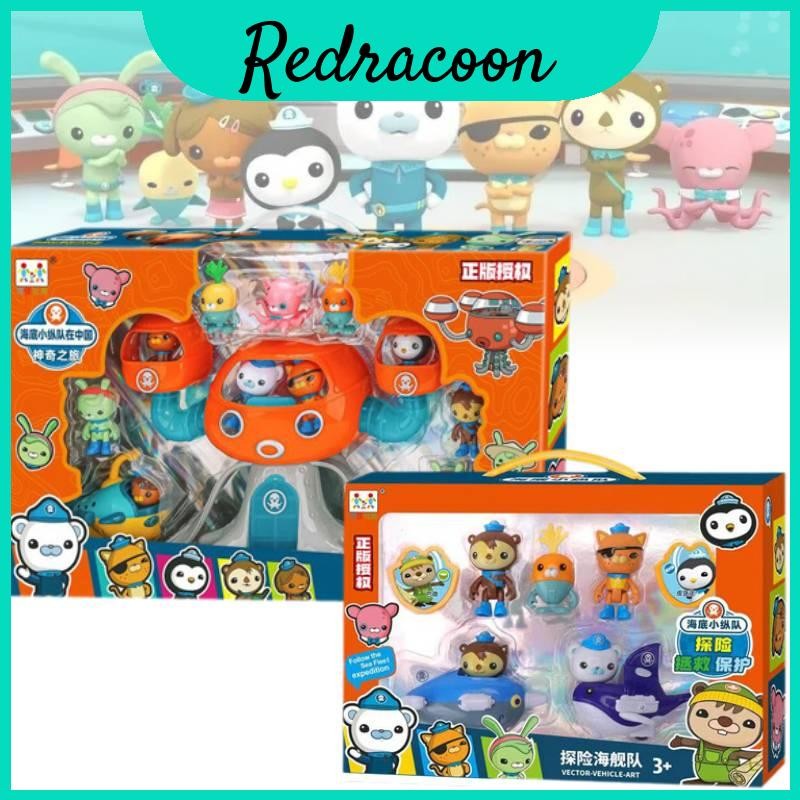Octonauts Captain Premium Barnacles Kwazii Peso Plush Toy Set For And ...