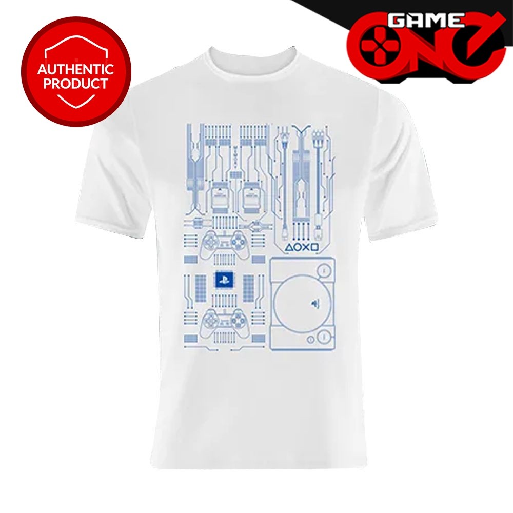 PlayStation Classic Tee PSOne [White] | Shopee Philippines
