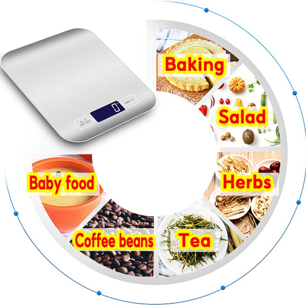 Kichen Food Scale Electric Scale Digital Kitchen Scale Coffee Bean ...