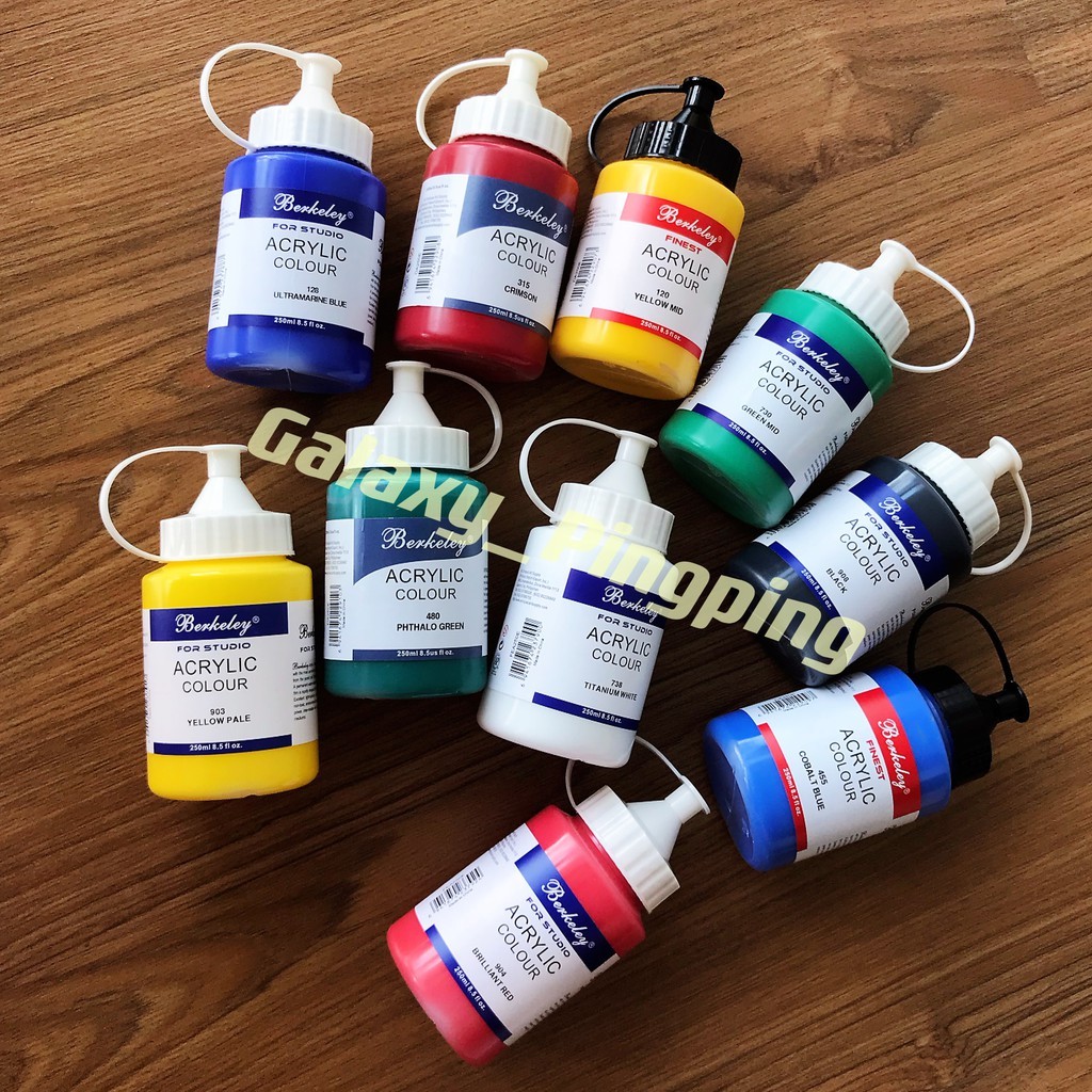 Berkeley Acrylic Paint (250ml) | Shopee Philippines