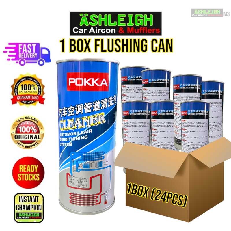 Flushing 141B Can 24Pcs (1Box) Car Aircon System Cleanser Chemical ...