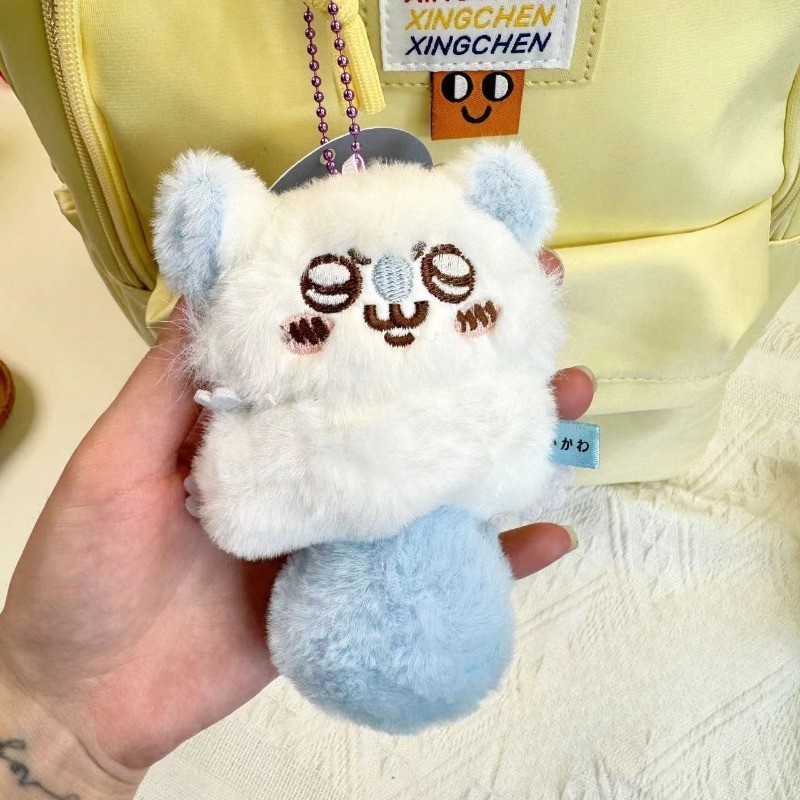 Cute Chikawas Momonga Plush Keychain Toy Bag Keychain Pendant ...