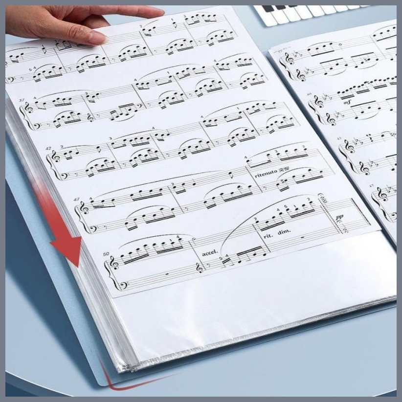 ⚠ HB.Clear Book LongFile Organizer Clear Folder Presentation Book 30/60 ...