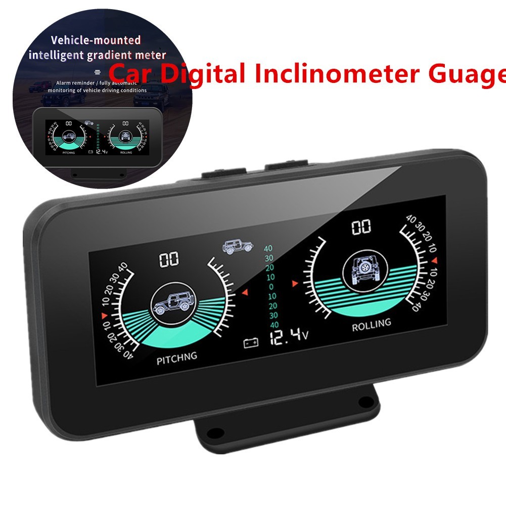 [homestore1] Off-road Car Digital Inclinometer Guage Tilt Indicator ...