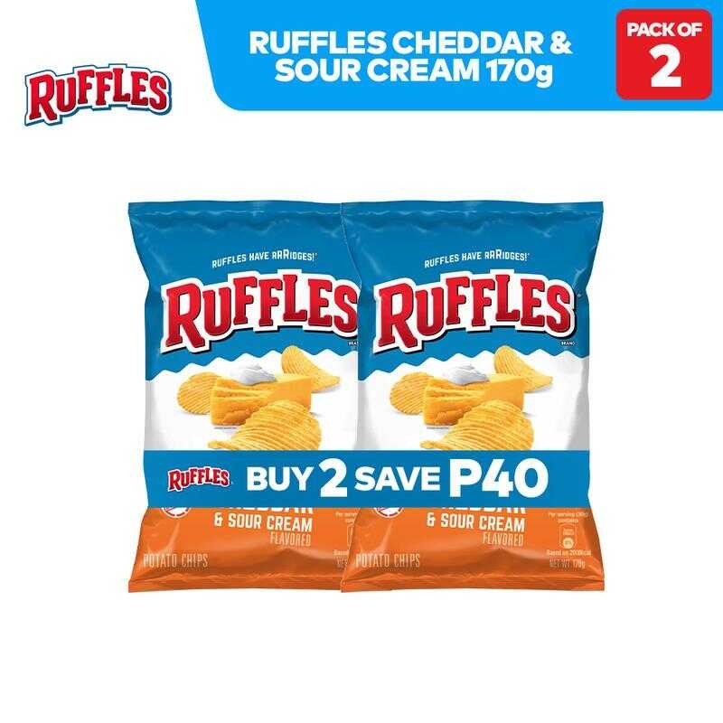 Ruffles Cheddar & Sour Cream Buy 2 Save PHP 40 Big Bag Chip Snack ...