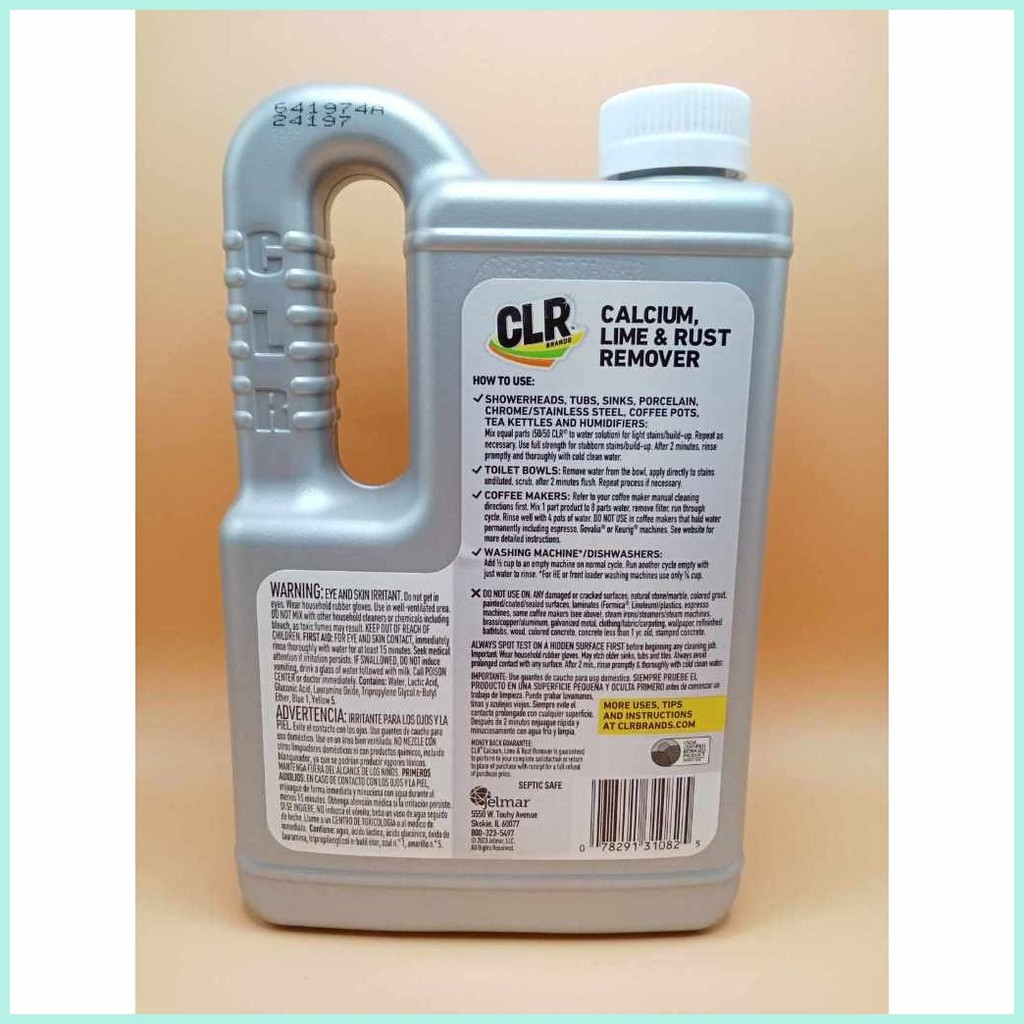 CLR CALCIUM, LIME & RUST REMOVER (28 OZ) | Shopee Philippines