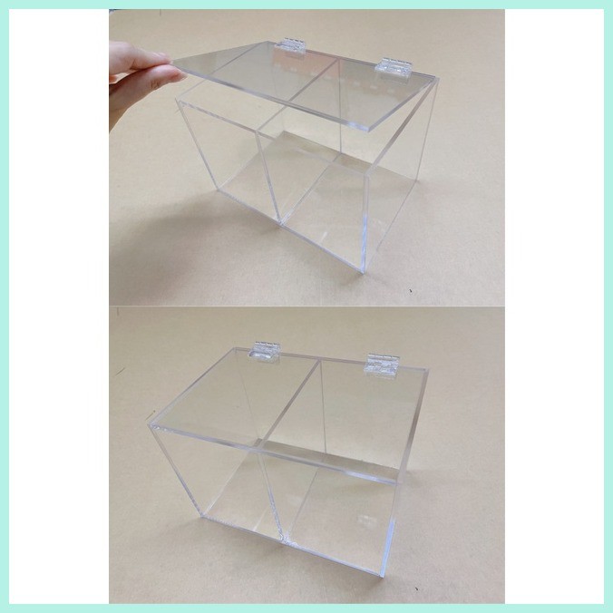 Clear Acrylic Box /1 2 3 4 slot/ Kpop BTS Blackpink Photocards Figure ...