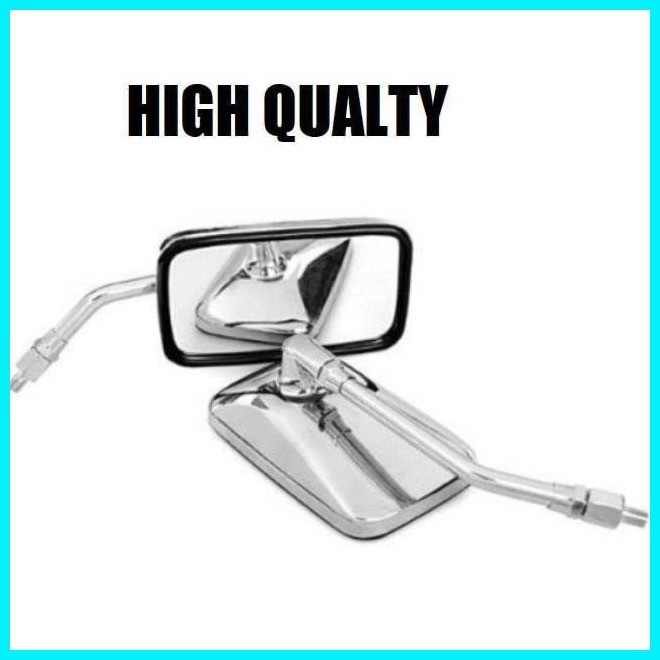 HONDA TMX125 SIDE MIRROR CHROME Motorcycle SQUARE side mirror big ...