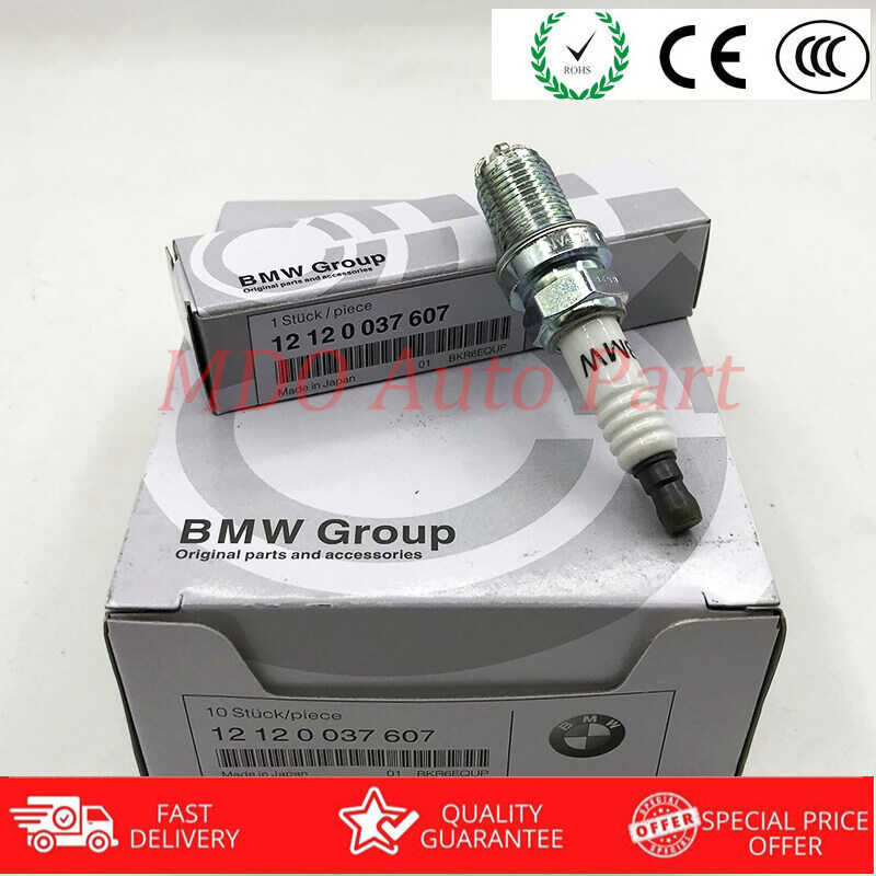 BAHAYONG BKR6EQUP IRIDIUM SPARK PLUG 12120037607 4-6PCS 100% PARA E34 E36 E38 E39 E46 M62 E65 ...