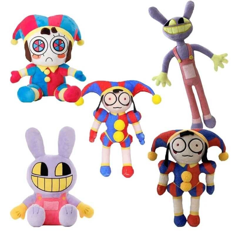 * New Hot The Amazing Digital Circus Pomni Jax Stuffed Plush Doll ...