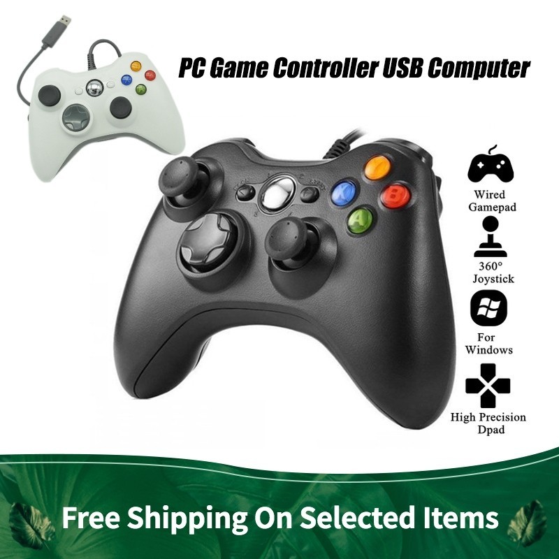 Ready Stock Microsoft PC Wired Gaming Controller for Laptop/PC Wired ...