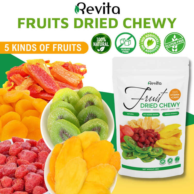 Fruit COD Rebita Chewy Sugar Free Fruits Mixed Strawberry Dried Mago ...