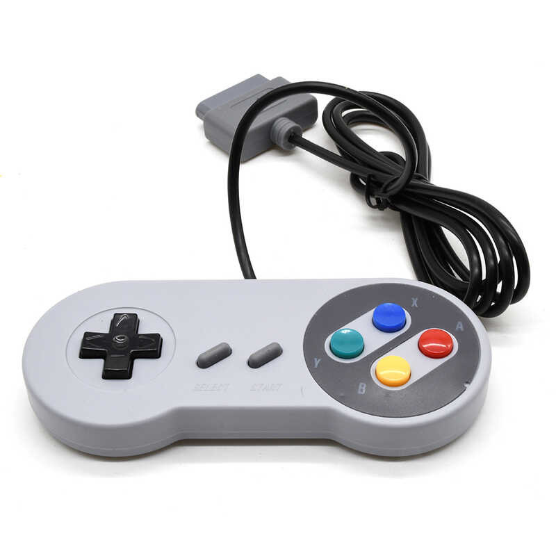Gamepad 16 Bit Controller AV cable para sa Super Nintendo SNES System ...