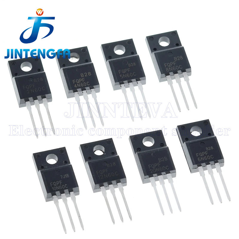 10PCS FQPF4N60C FQPF 5N60 6N60 7N65 8N60 10N60 12N60 15N60 18N60 20N60C FQPF20N60C 600V TO220F N ...