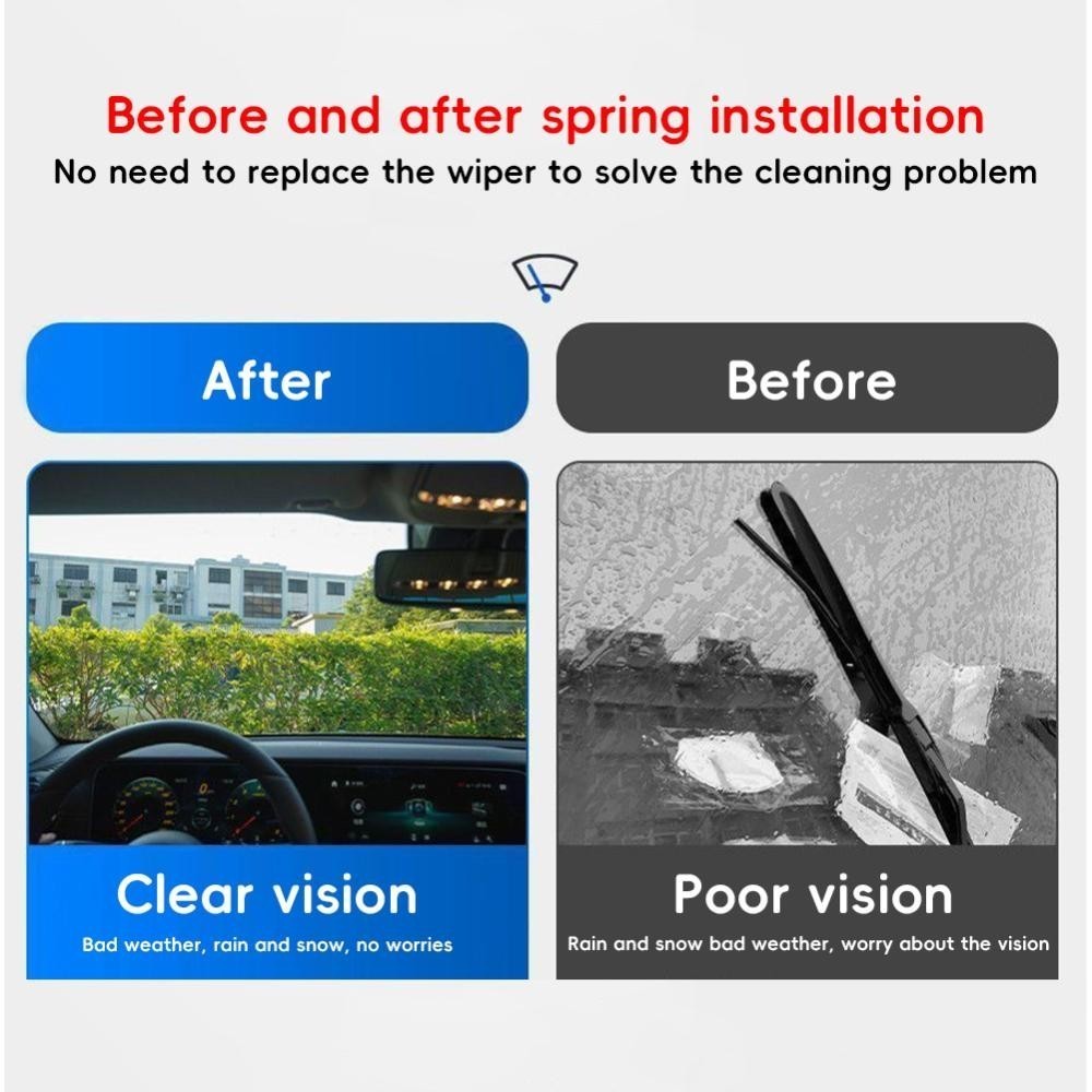 2PCS/Set Car Windshield Wiper Booster Spring Repairing Tool Wiper Arm ...