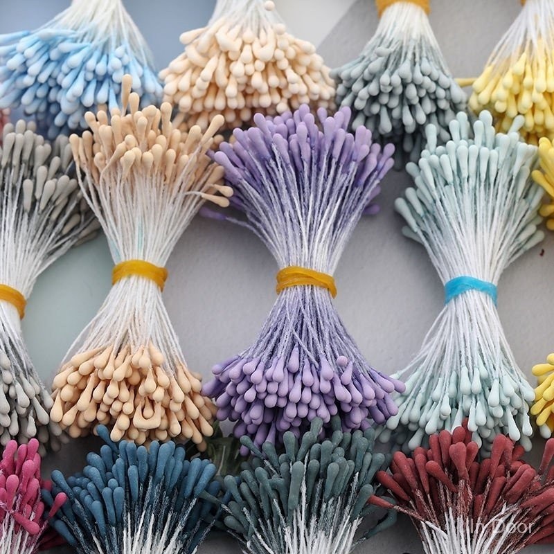 Local shipment⚡ 200pcs Artificial flower Stamen Flower core accessories ...