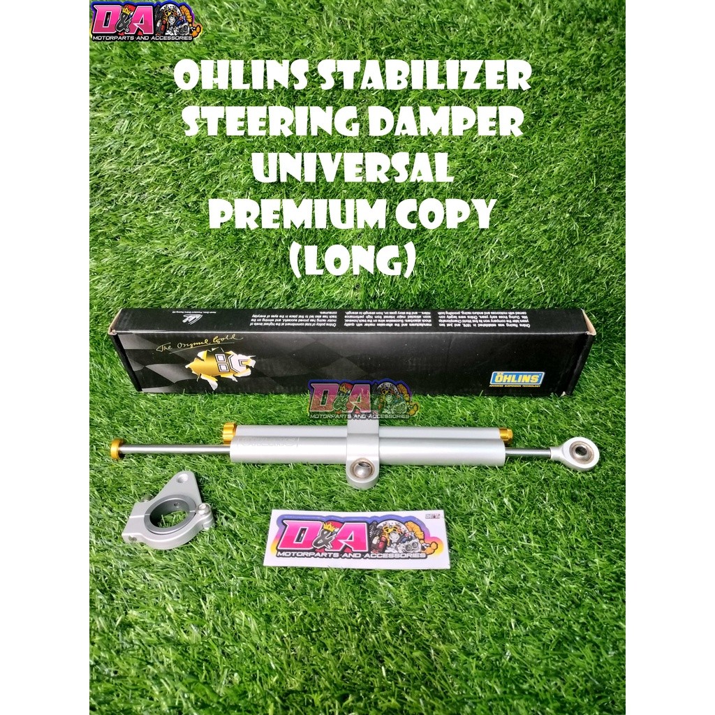 OHLINS STABILIZER STEERING DAMPER WITH BRACKET (UNIVERSAL) | Shopee ...