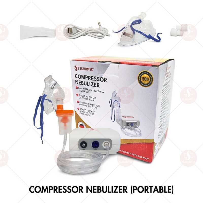 Ultra Neb (Nebulizer) Surrmed ( Heavy Duty Portable ) | Shopee Philippines