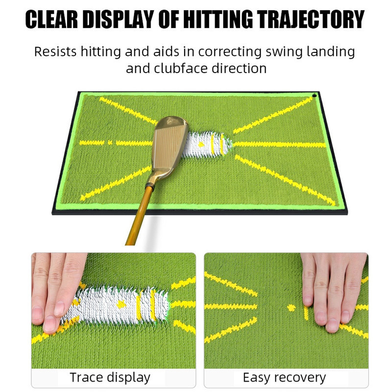 PGM DJD038 Golf Strike Mat Bead Display Track Beginner Training Trace ...