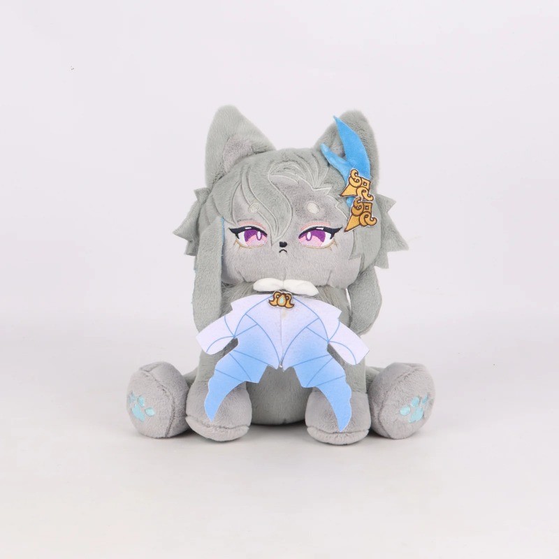 Genshins Impact Plush Toy Furina Meow Cat Toys Focalors Kaedehara ...