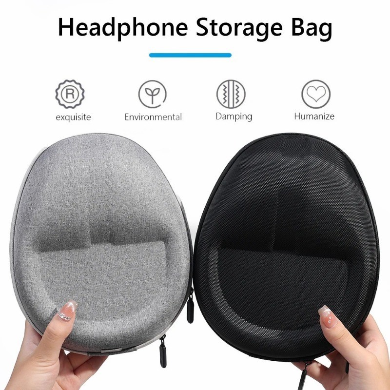 Universal Headphone Case - Hard Shell Earphone Carrying Pouch Box ...