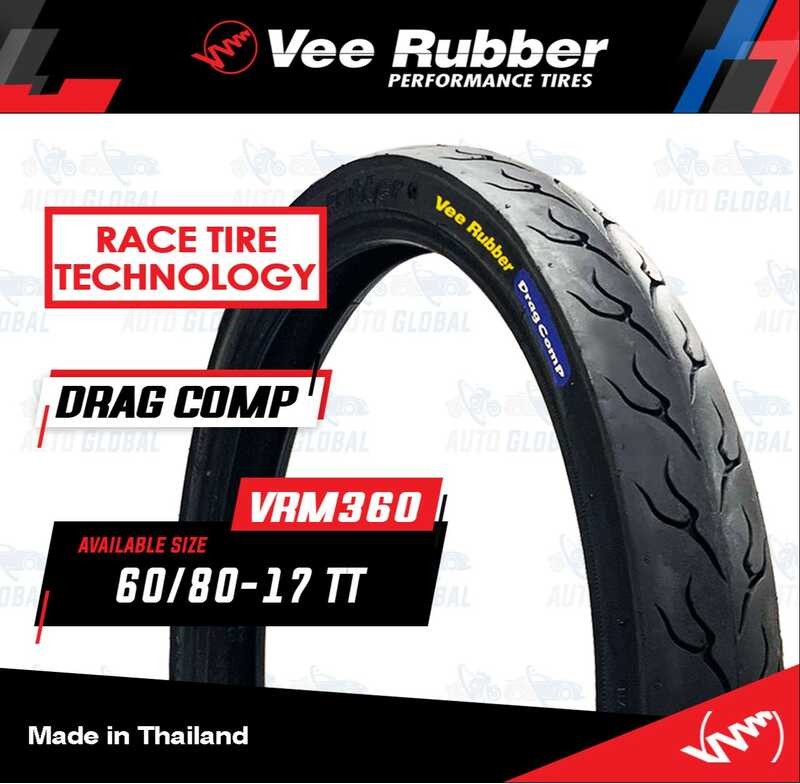 TT VEE 60/80-17 RUBBER "Satan" RACE TIRE Vrm360 60/80 - 17 TT (Tubetype ...