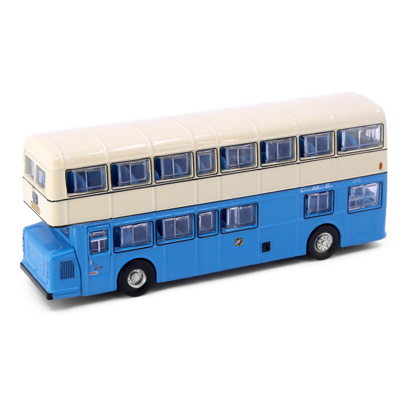 Diecast ♪ Original 1:110 Scale Alloy 25 Central Loop Retro Bus Car ...
