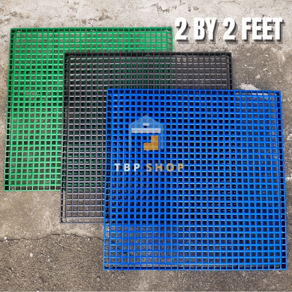 2x2 ft Plastic Matting SQUARE Multi-Purpose DOG CAGE, etc. (24 inches ...