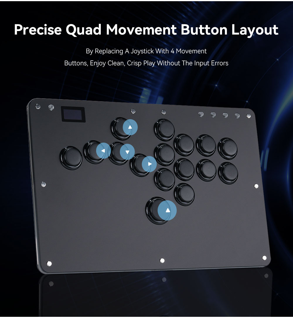 Joystick Arcade Leverless Controller Hitbox Fightstick For PC/ Ps4 ...