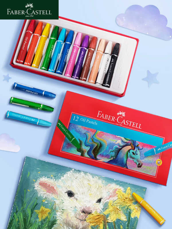 Pastel Faber-Castell Oil Set Elementary School Students Drawing ...