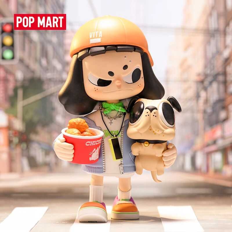 9 POP MART Fried Chicken Day Action Figure Toys Original VITA Cute ...