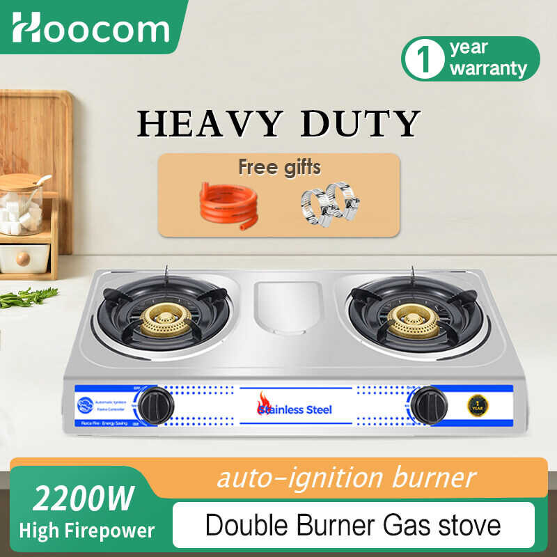Stainless Household Steel Stove/Heavy Duty Double Burner Gas Stove/High ...