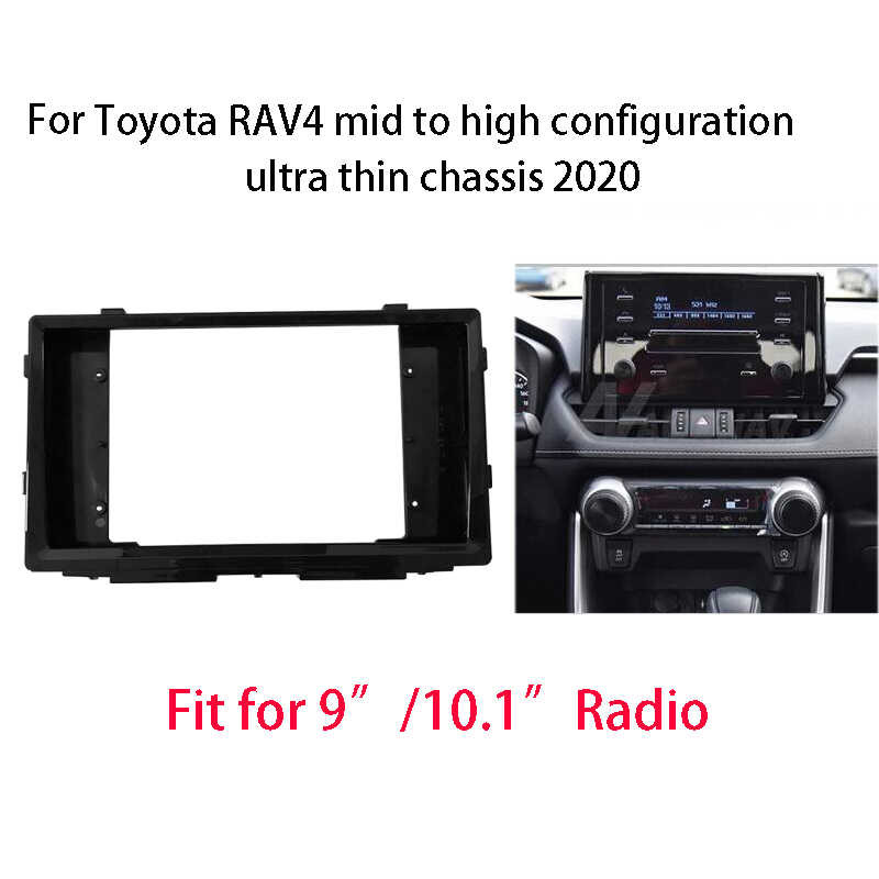 Din Car 2 Radio Fascia For Toyota RAV4 Mid To High Configuration Ultra ...