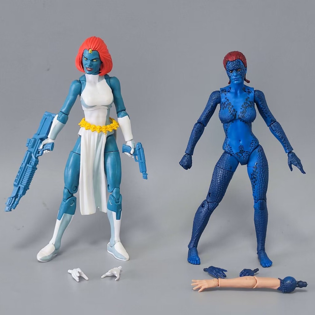 Legends Comic ☆ X-Men Animated & Movie Mystique 2-Pack 6" Loose Action ...