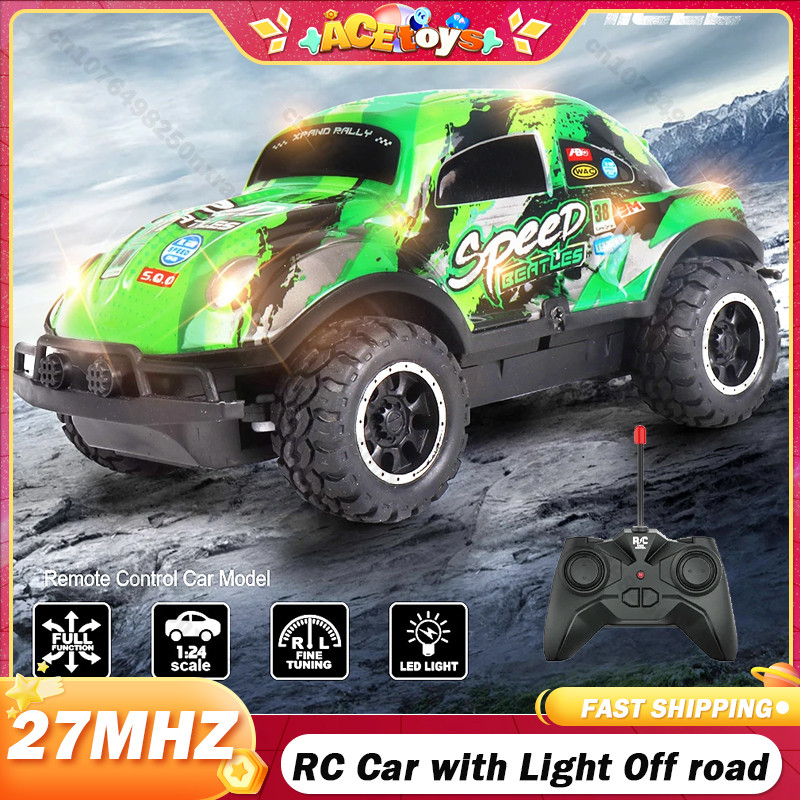 With ☆ RC Light High Speed 1/24 27Mhz Luminous Off Road Radio ...
