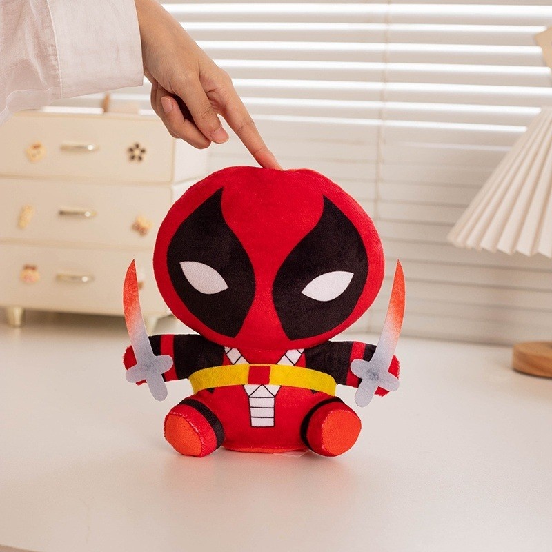 New Deadpool Plush Toy Fun Anime Character Deadpool and Wolverine Plush ...