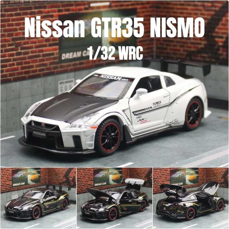 Tt Tt Tt 1/32 Nissan Skyline GTR R35 Nismo Gt3 Racing Toy Car Model For ...