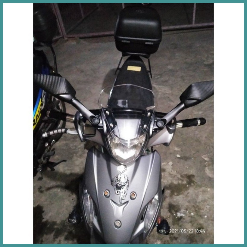 ♀ Suzuki smash 115 / 110 visor with sidemirror SET assembly | Shopee ...