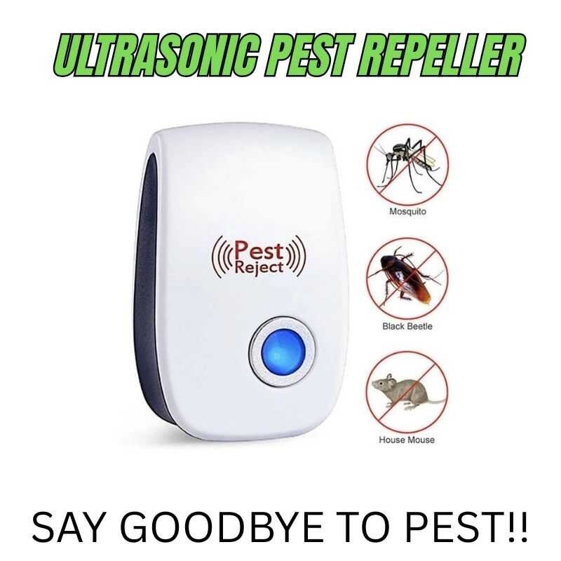 ULTRASONIC REPELLER REJECT I INSECT MOSQUITO MOUSE FLY SPIDER BEETLE ...