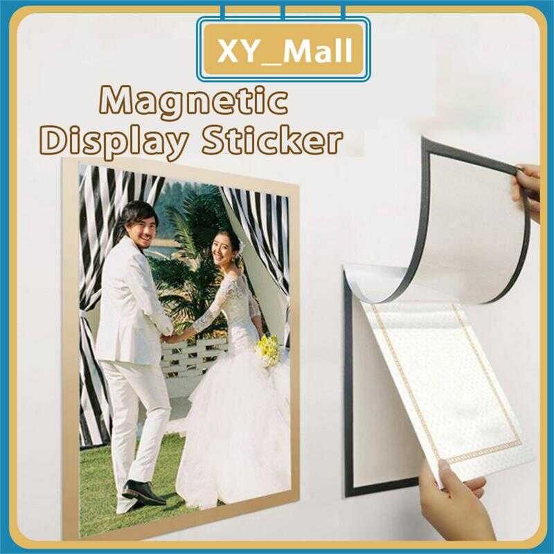 A4 A6 Magnetic Display Board Stick Photo Certificate Office Adhesive ...
