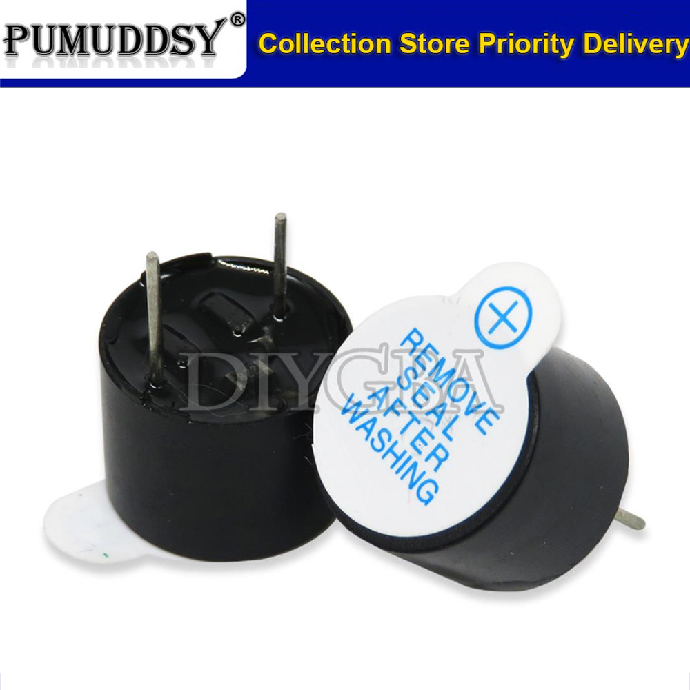100pcs New Arrival 3v 5v 12v Active Buzzer Magnetic Long Continous Beep ...