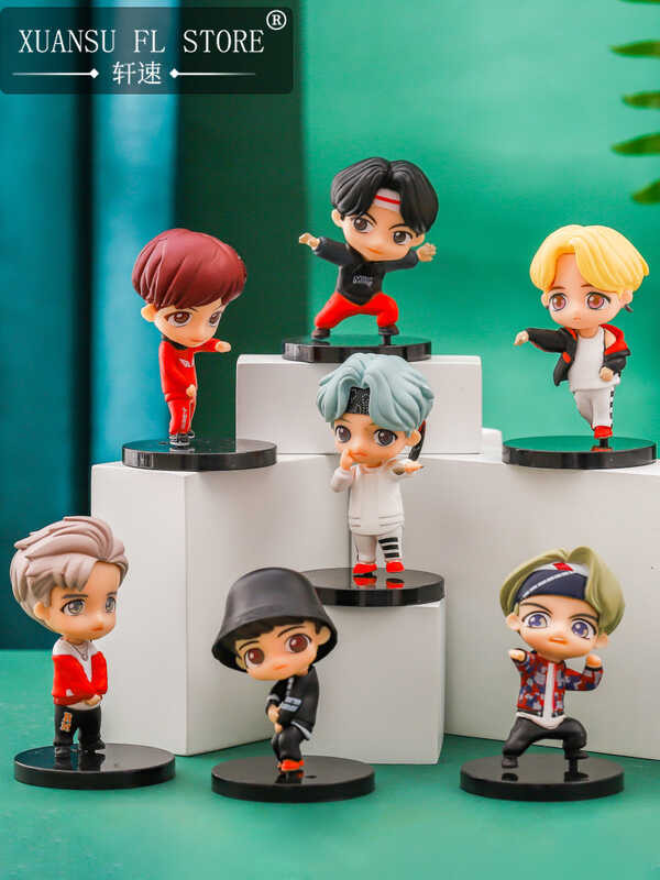 BTS Bangtan Boys Same Style Merchandise Korean Celebrity Figurine Model ...