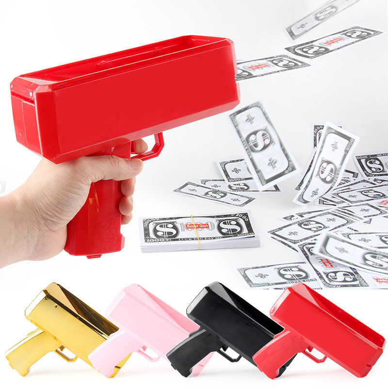 Electric Money Spray Gun Banknote Children's Toy Parent-Child ...