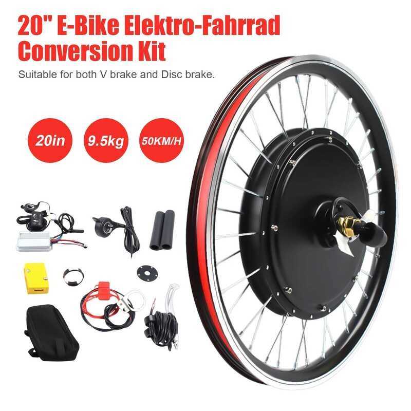 Front 3 E Wheel Hub Electric Bike Conversion Kit 48V 1000W E-Bike ...