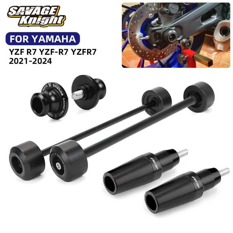 Tt Motorcycle Crash For Yamaha YZF R7 2021-2025 Yzf-R7 Yzfr7 Fork Axle ...