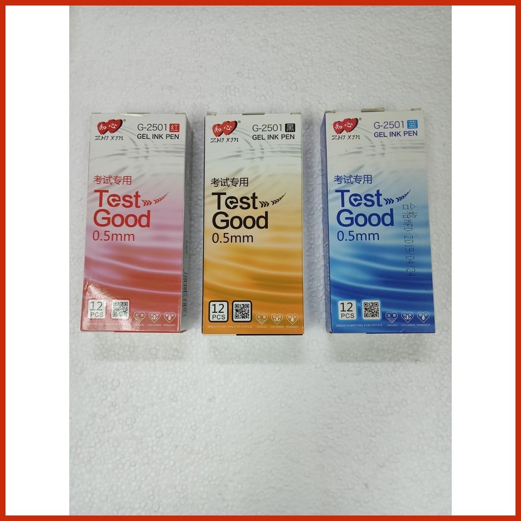 Test Good G-2501 Gel Ink Pen 0.5Mm 12Pcs 1Box | Shopee Philippines